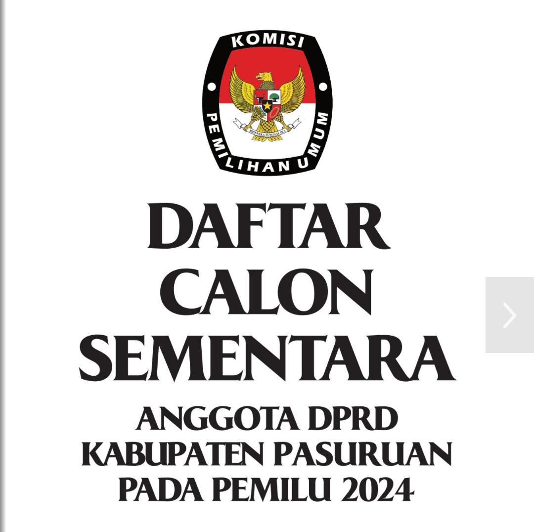 Ini Link Daftar Calon Sementara Anggota DPRD Kabupaten Pasuruan - WartaBromo