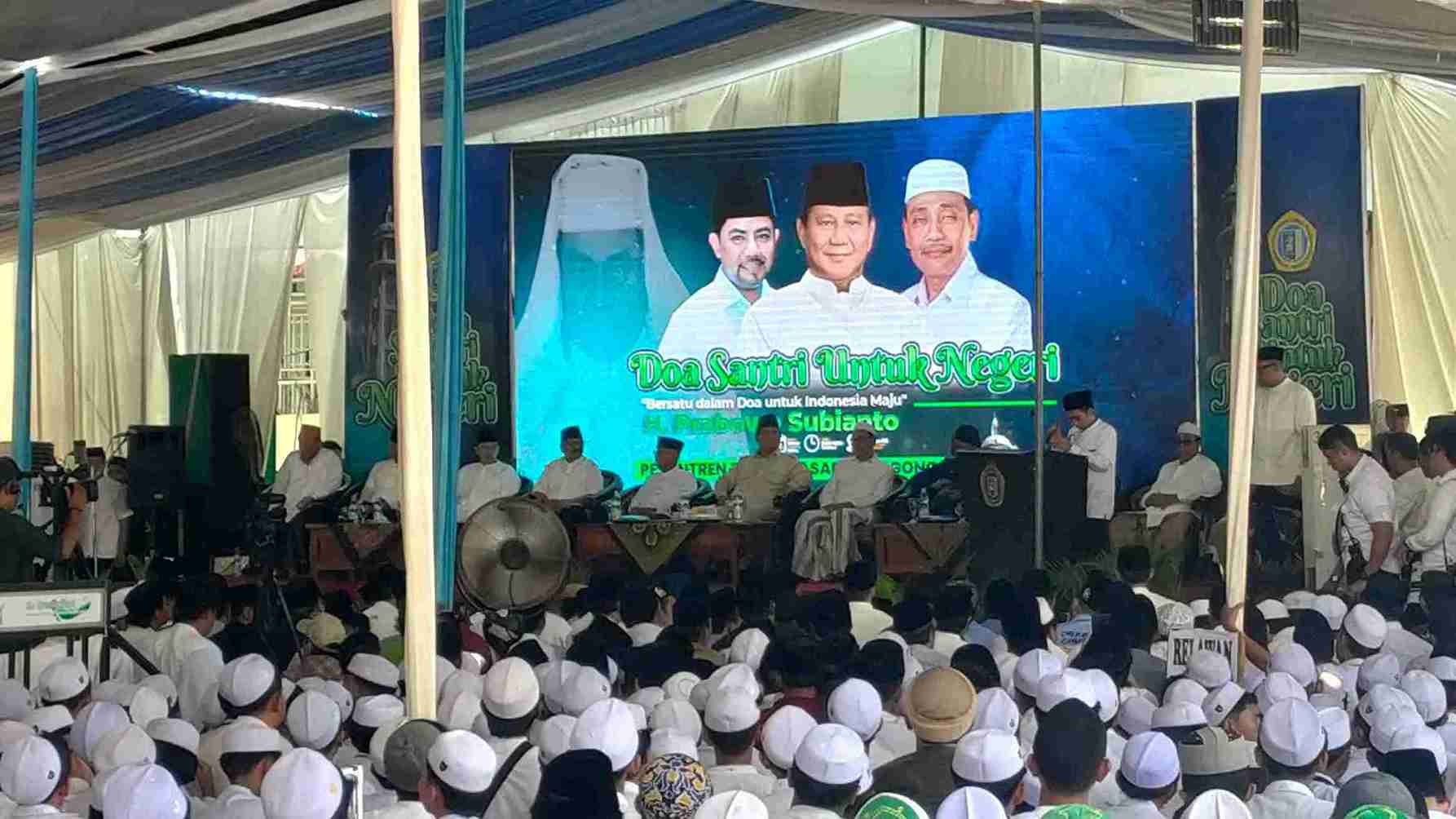 Prabowo Subianto Sambangi Ponpes Zainul Hasan Genggong Probolinggo ...