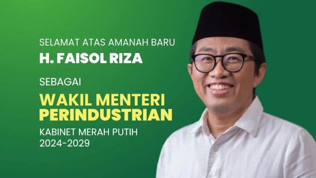 Faisol Riza Dilantik sebagai Wakil Menteri Perindustrian: Eks Aktivis ...