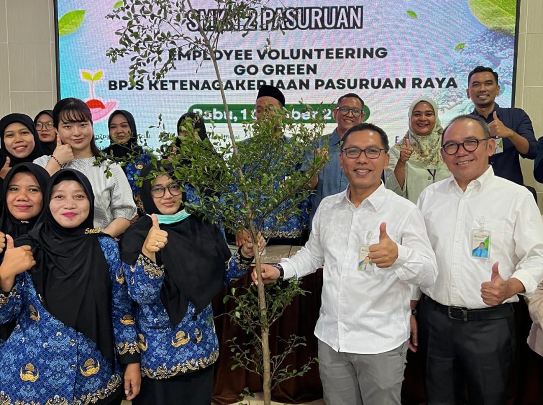 BPJS Ketenagakerjaan Pasuruan Raya Hijaukan Sekolah Lewat Employee ...