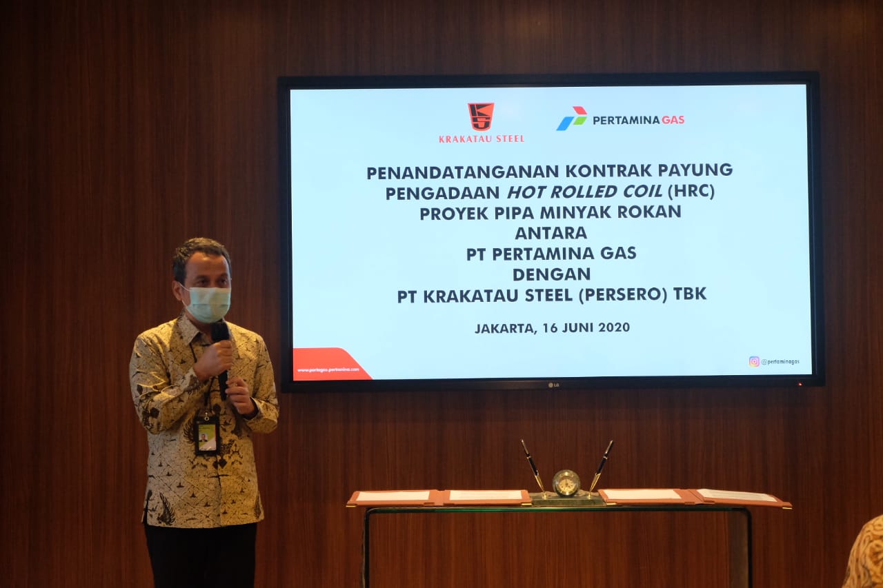 Pertagas dan Krakatau Steel Sinergi Penggunaan Material Pipa Minyak Blok Rokan - WartaBromo