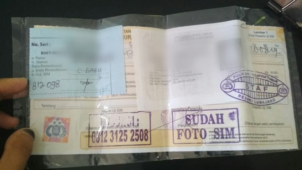 Blanko Kosong, Pembuat SIM di Lumajang Harus Tunggu Sebulan - WartaBromo